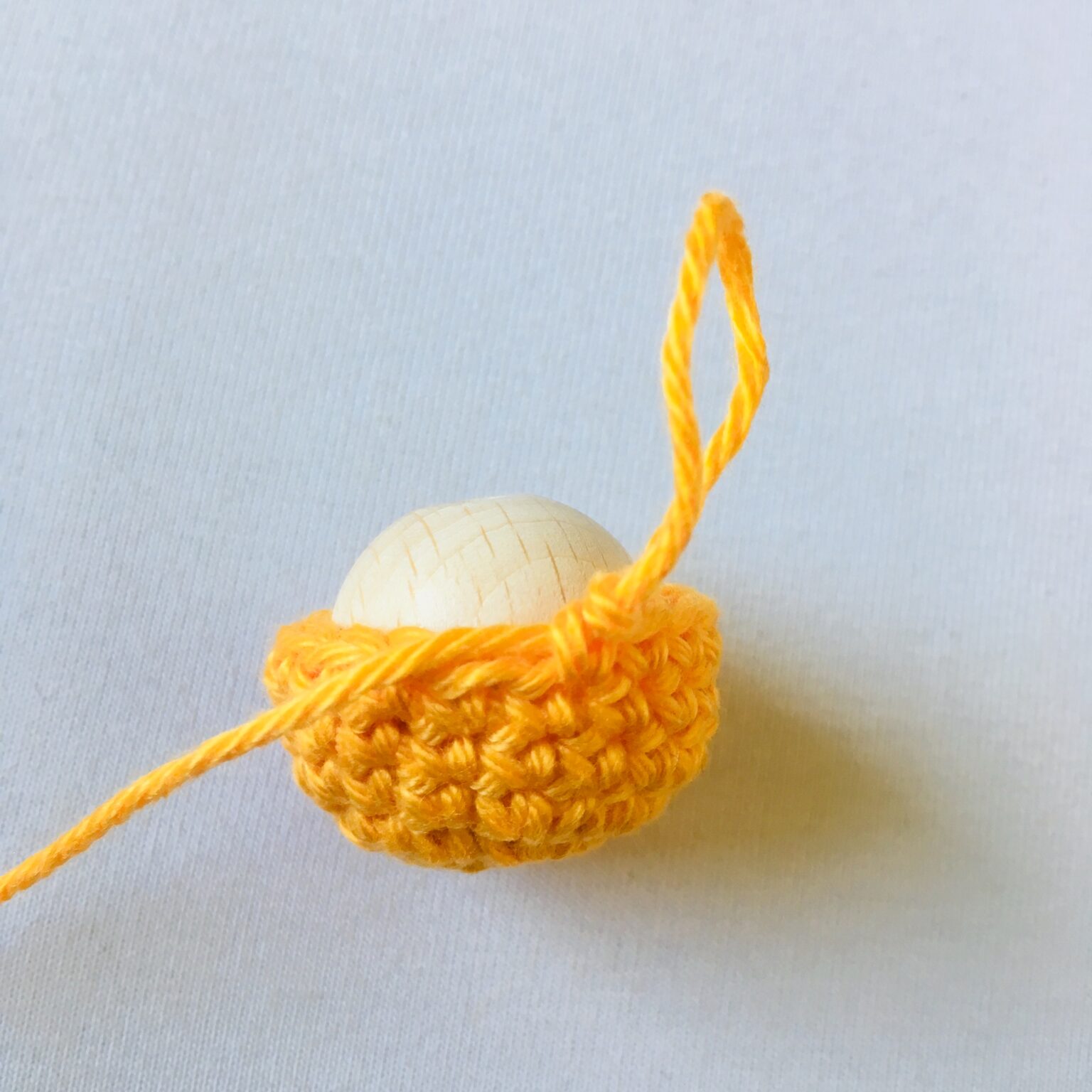 How to crochet around a bead – Studio Madelaine Crochet Patterns